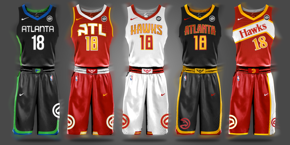 Atlanta Hawks Nike NBA Uniforms Dominique Wilkins - I Am Brian Begley